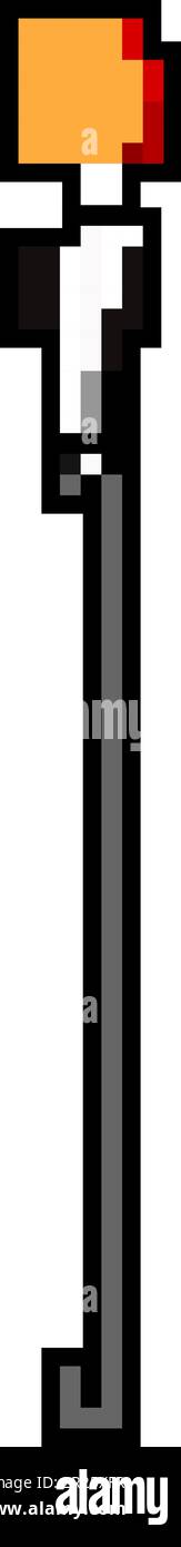 artistic artist paint brush game pixel art vector illustration Stock ...