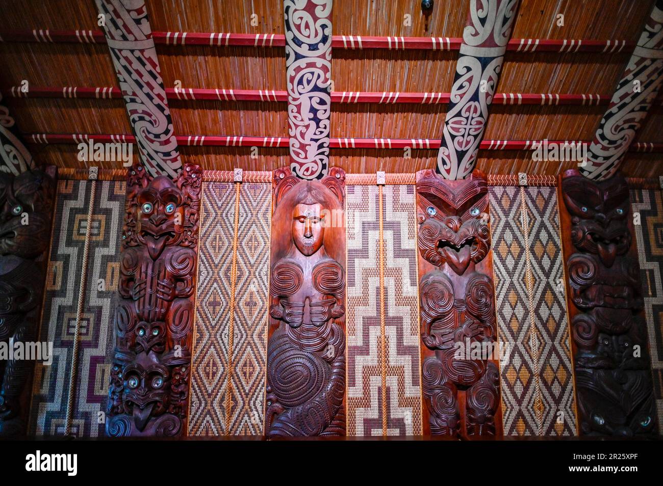 The ceremonial house at Waitangi is called the Whare Rūnanga. It is a ...