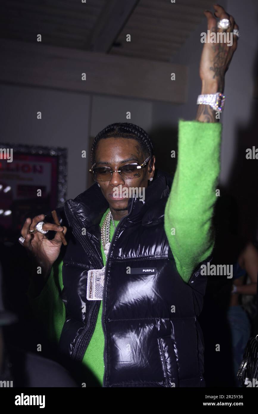 Music Artist Soulja Boy at Rapper French Montana's Birthday Celebration ...
