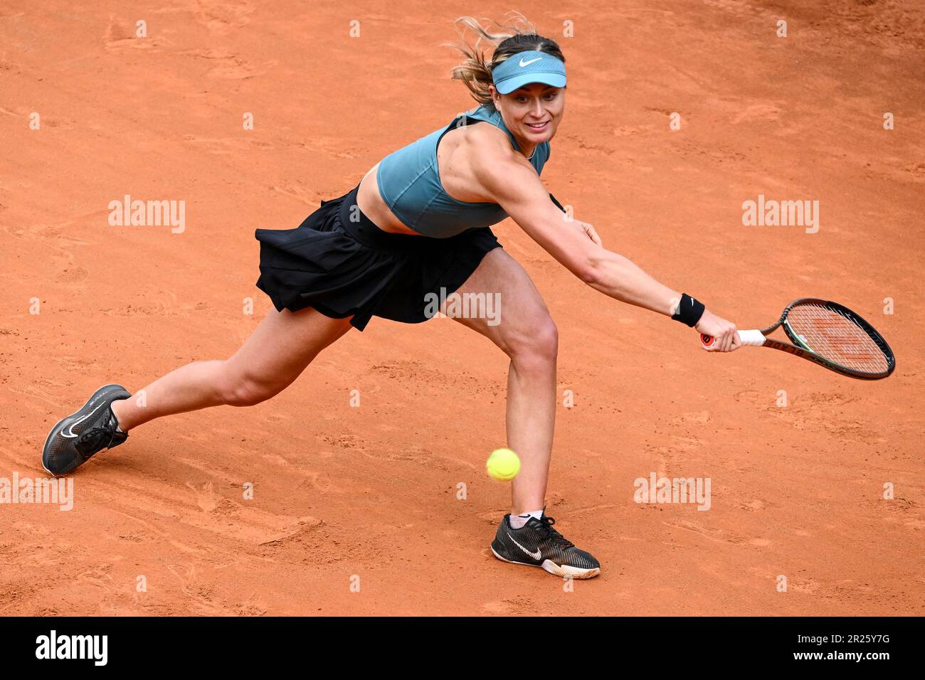 Rome, Italy. 17th May, 2023. Paula Badosa of Spain in action during her ...