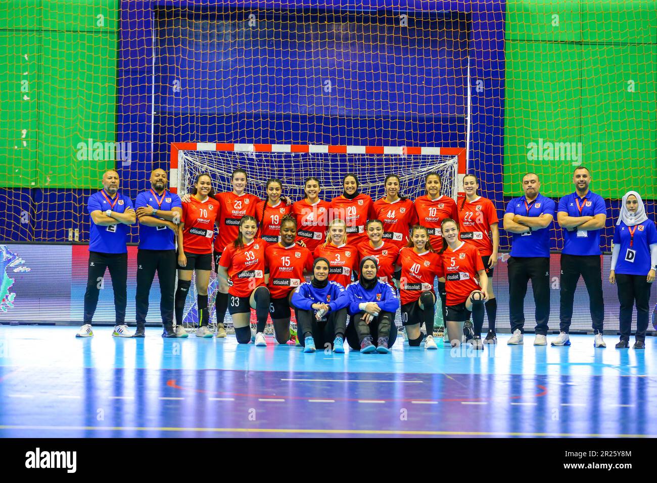 The Al Ahly Dames team during the 2023 women African Handball ...