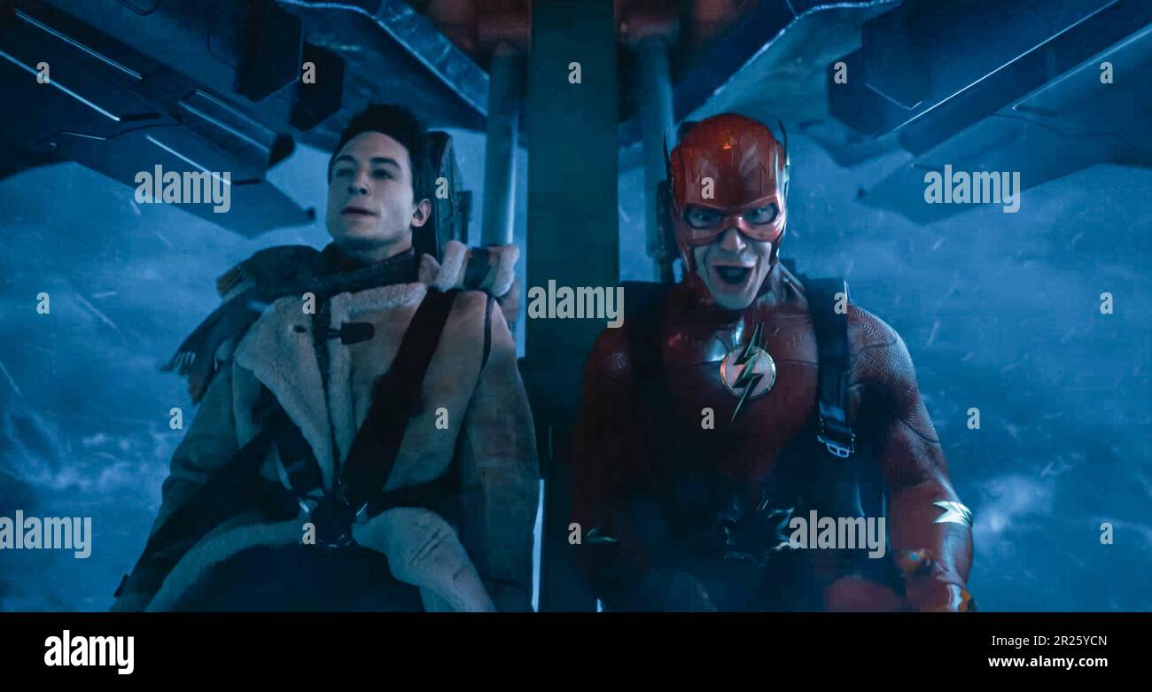 USA. Ezra Miller in a scene from the (C)Warner Bros new movie: The Flash (2023). Plot: Barry ...
