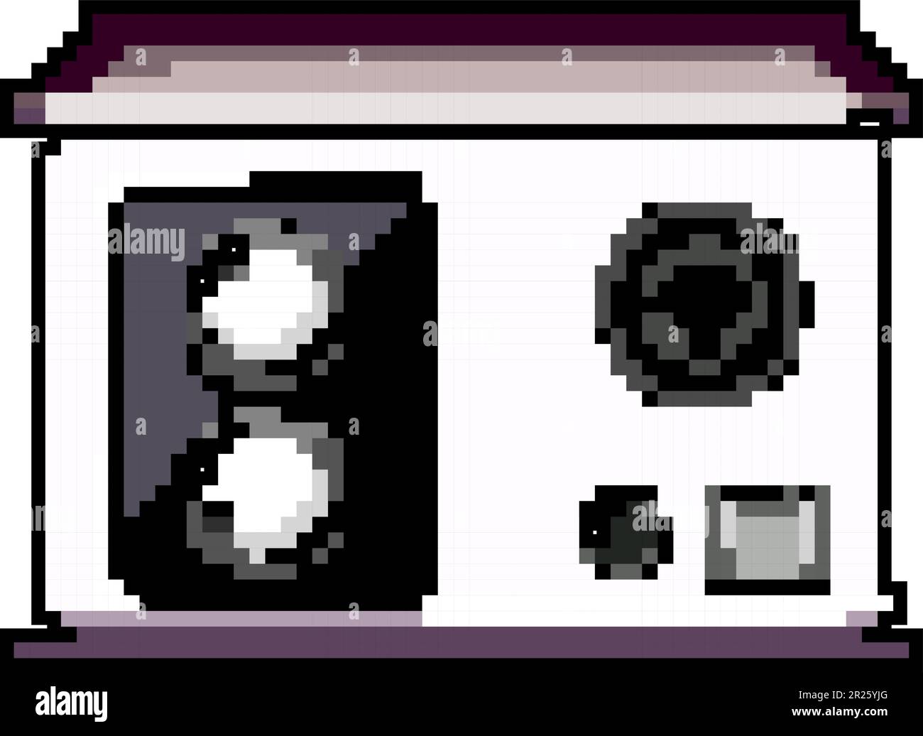 voice audio interface game pixel art vector illustration Stock Vector ...