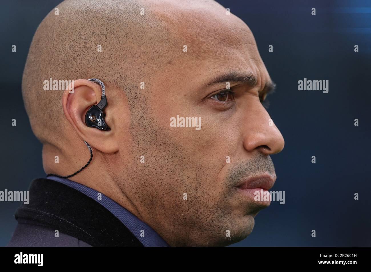 Thierry Henry ahead of the UEFA Champions League Semi-Final Second Leg ...