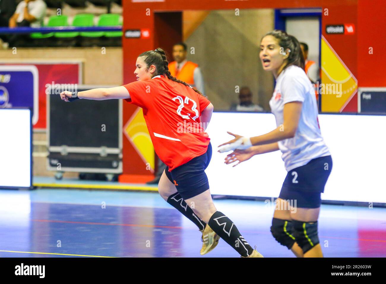Laaila Haitham Zaki of Al Ahly during the 2023 women African Handball ...