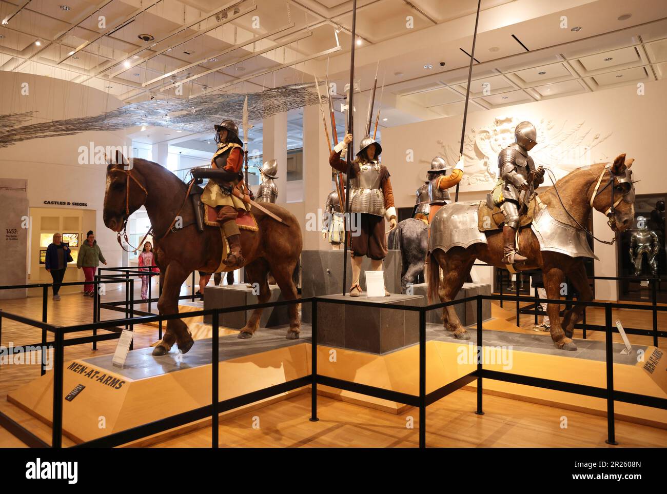 Inside the Royal Armouries Museum, in Leeds, the home of the UK's ...
