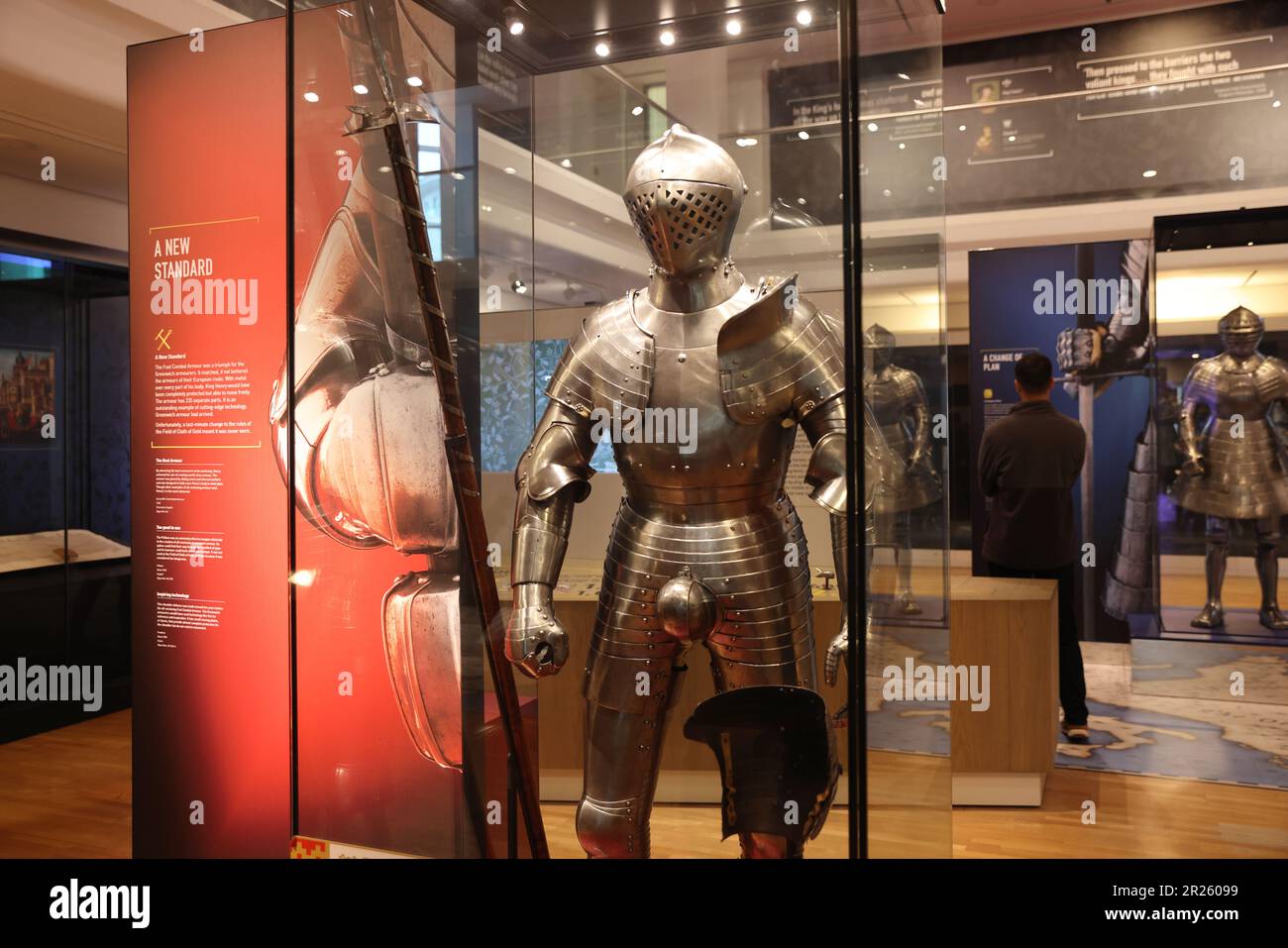 Inside the Royal Armouries Museum, in Leeds, the home of the UK's national collection of arms ...