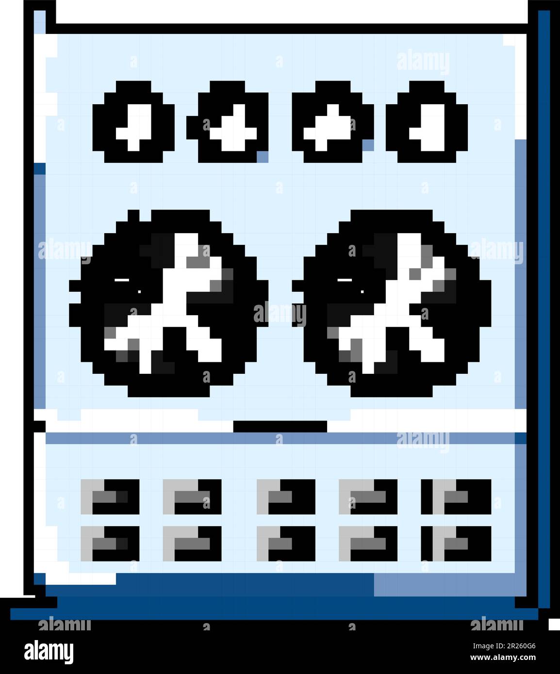 control audio mixer game pixel art vector illustration Stock Vector ...