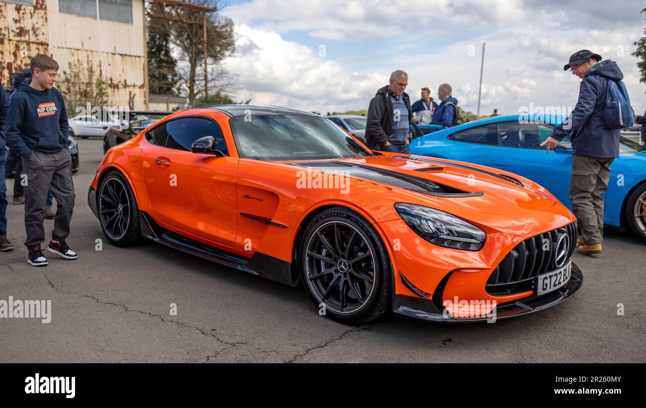 2022 Mercedes-Benz AMG GT Black Series ‘GT22 BLK’ on display at the April Scramble held at the ...