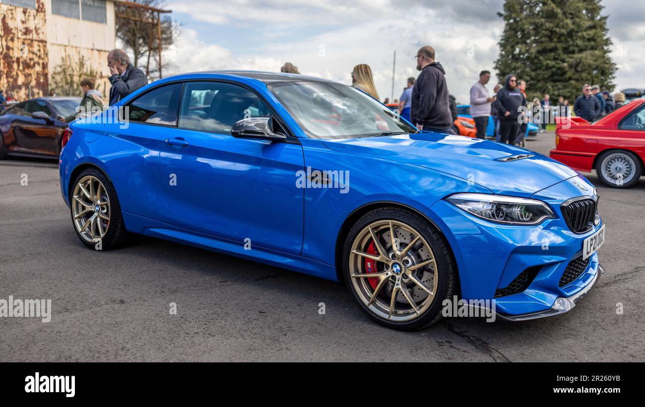 2021 BMW M2 CS, on display at the April Scramble held at the Bicester ...