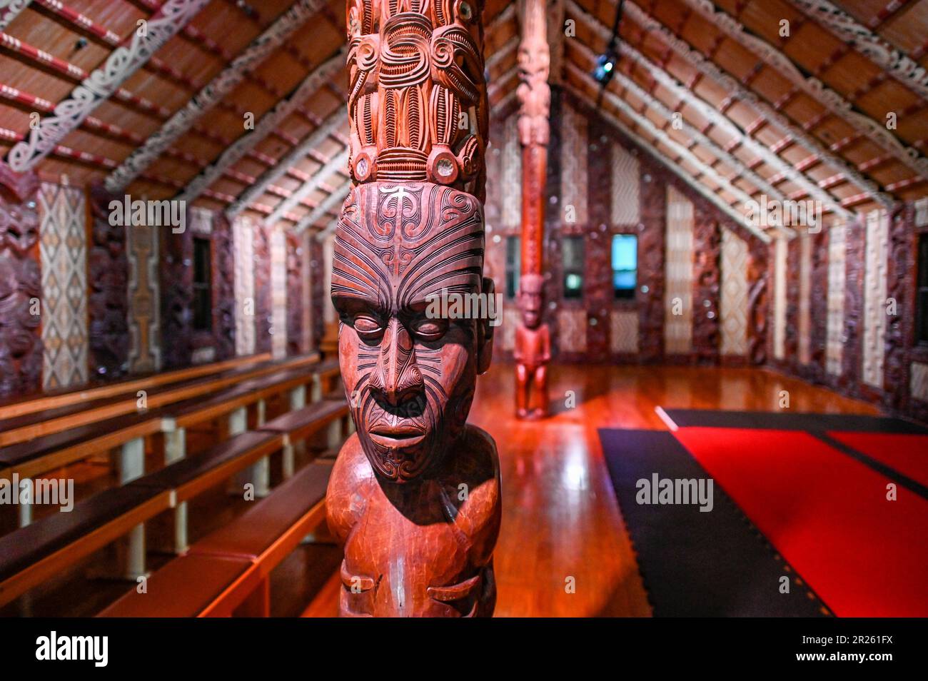 The ceremonial house at Waitangi is called the Whare Rūnanga. It is a ...