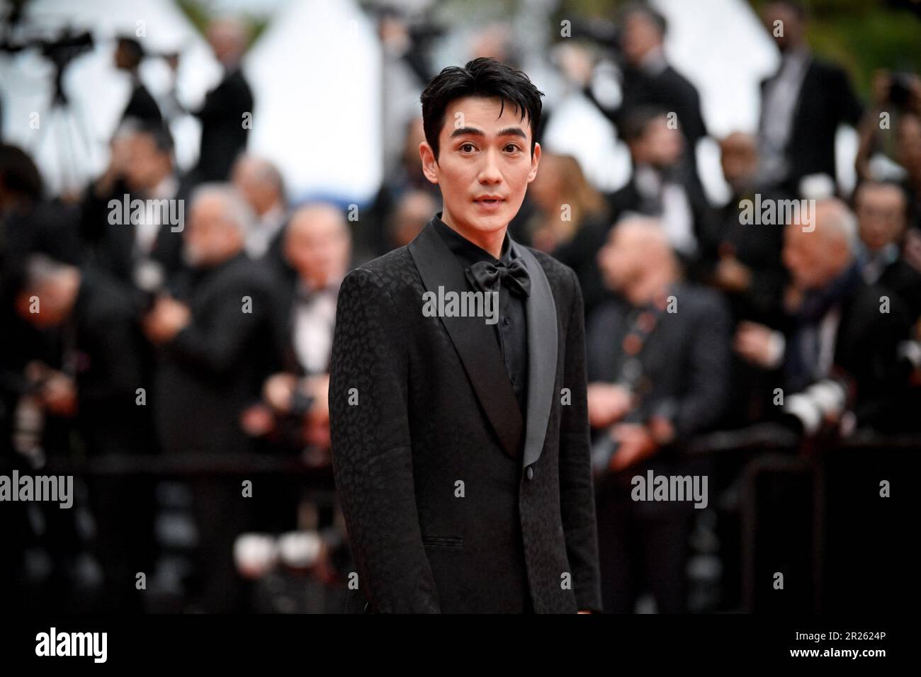 Cannes, France. 17th May, 2023. Zhu Yilong attending the premiere of ...