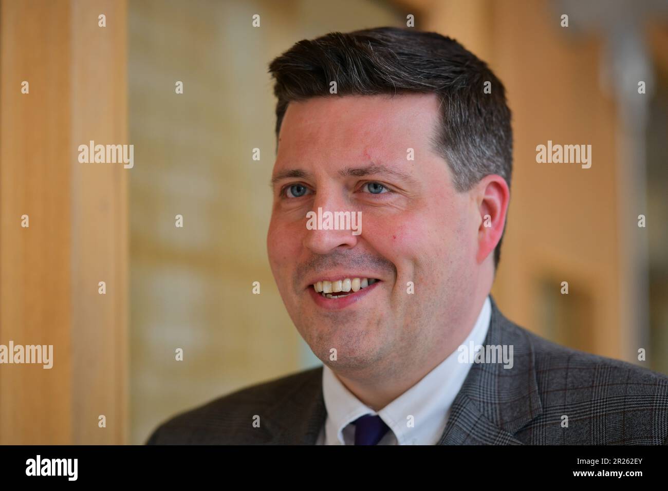 Edinburgh Scotland, UK 17 May 2023. Jamie Hepburn msp at the Scottish ...