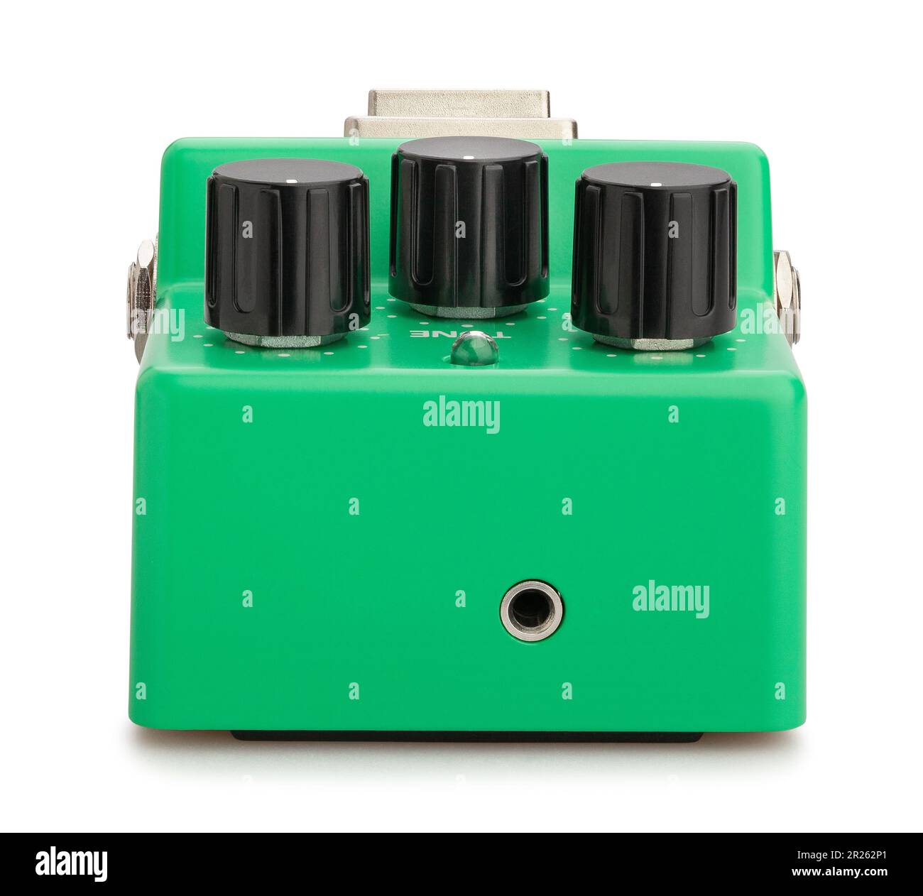 guitar overdrive pedal path isolated on white Stock Photo - Alamy