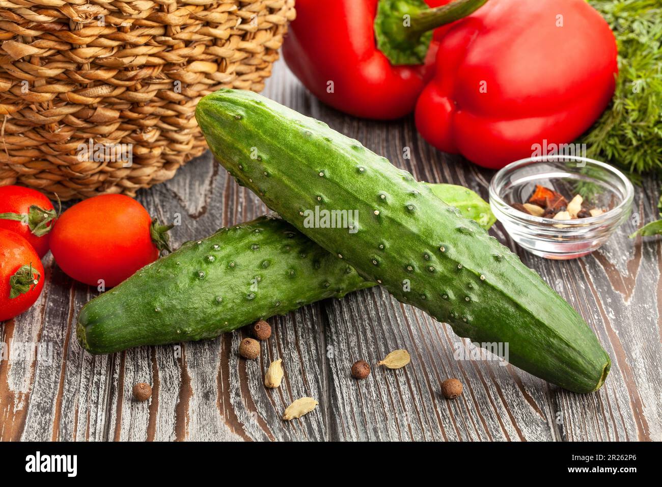 Two cucumber hi-res stock photography and images - Alamy