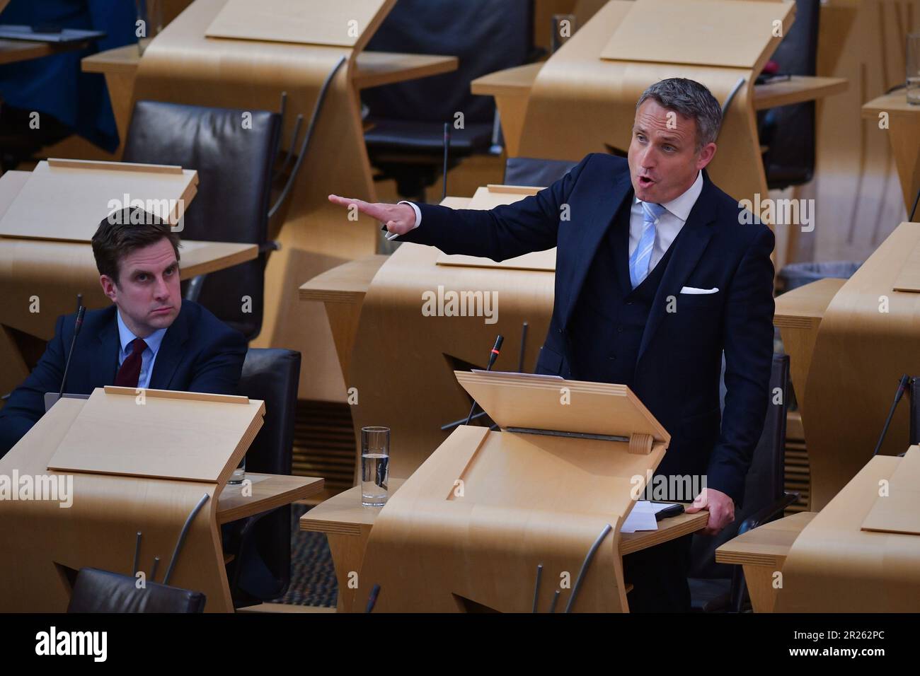 Edinburgh Scotland, UK 17 May 2023. Alex Cole-Hamilton msp at the ...
