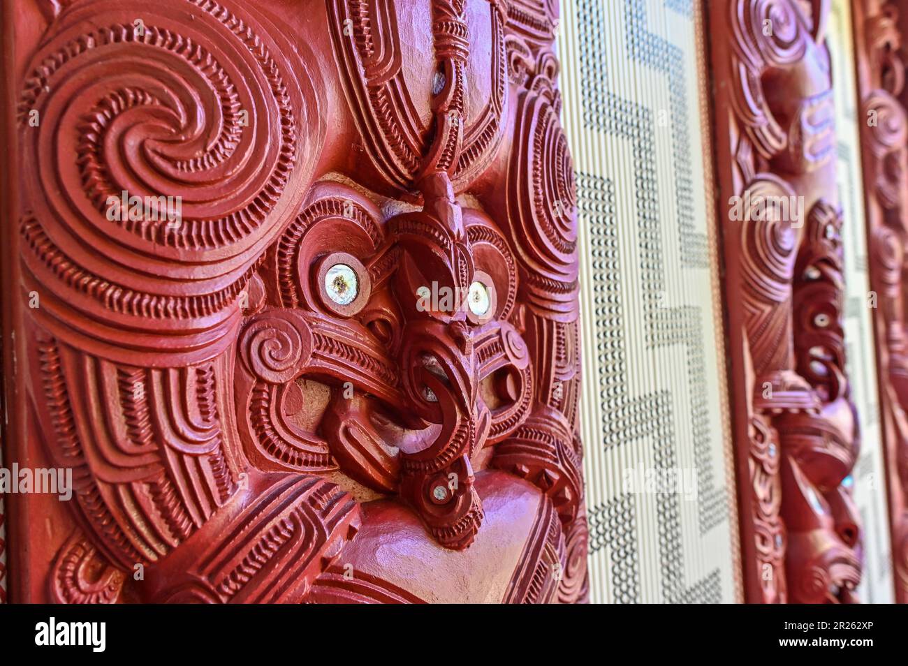 The ceremonial house at Waitangi is called the Whare Rūnanga. It is a ...