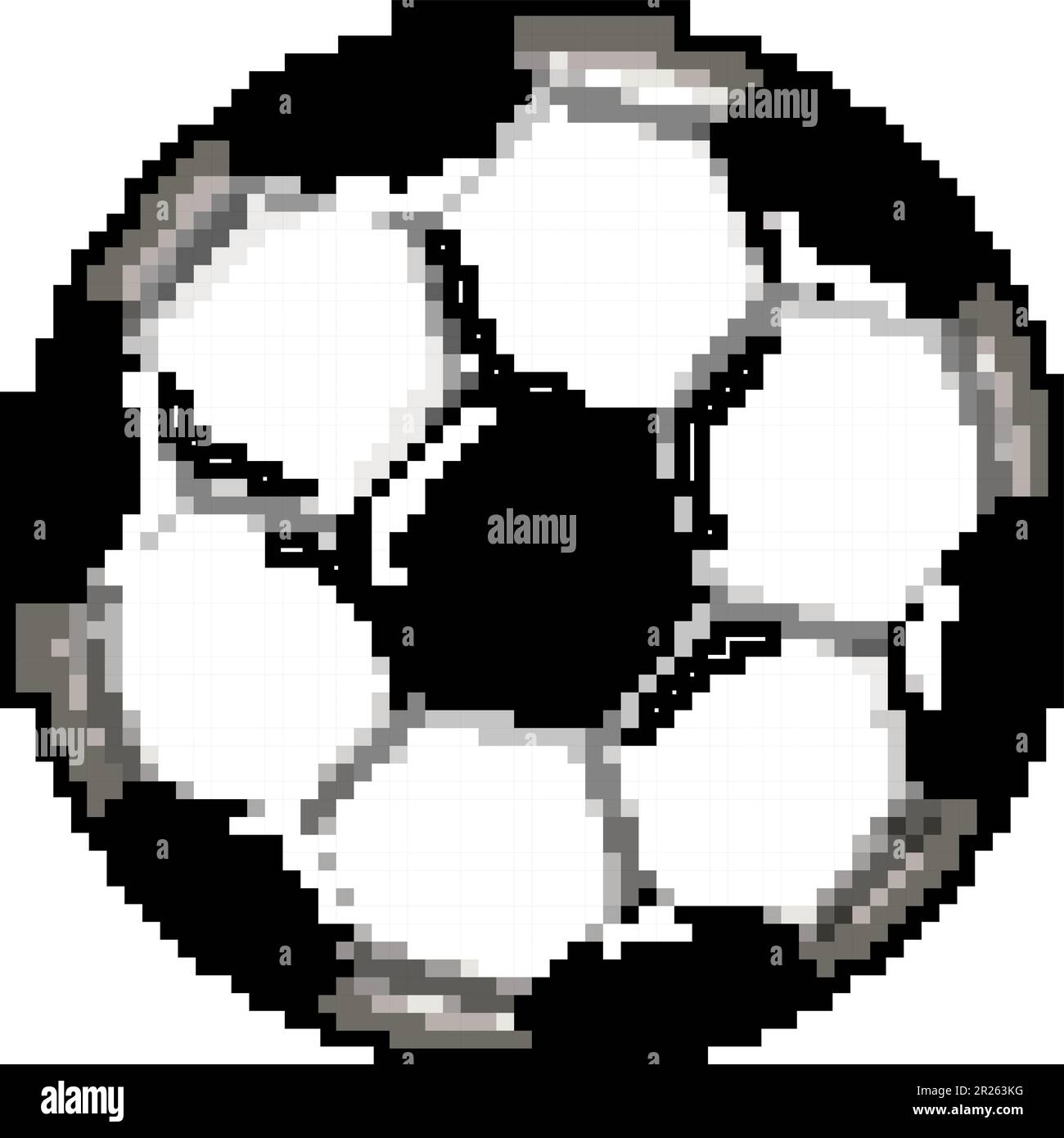 Pixel soccer Cut Out Stock Images & Pictures - Alamy