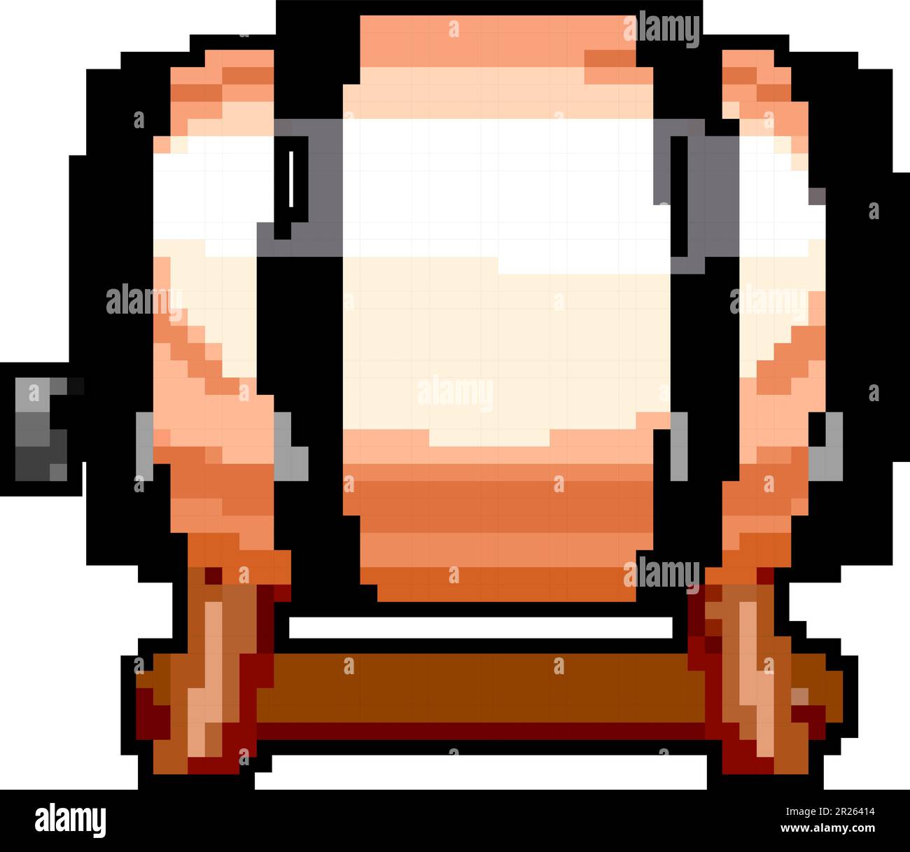 winery barrel wine game pixel art vector illustration Stock Vector Image & Art - Alamy