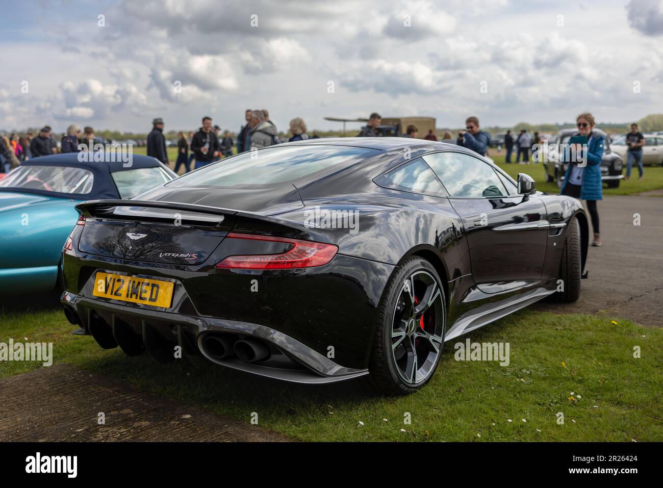 2019 Aston Martin Vanquish ‘V121 MED’ on display at the April Scramble ...