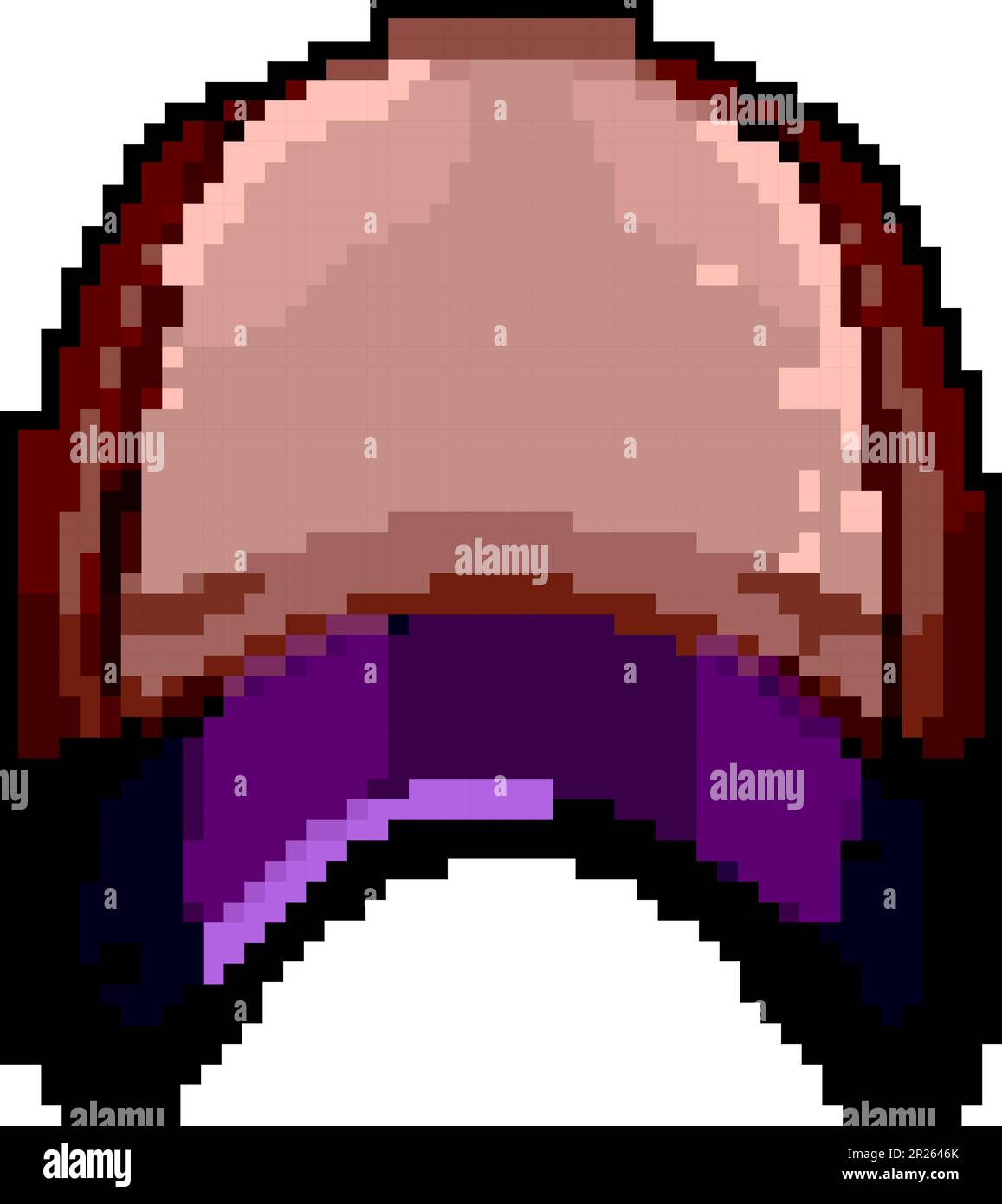 hat baseball cap game pixel art vector illustration Stock Vector Image ...