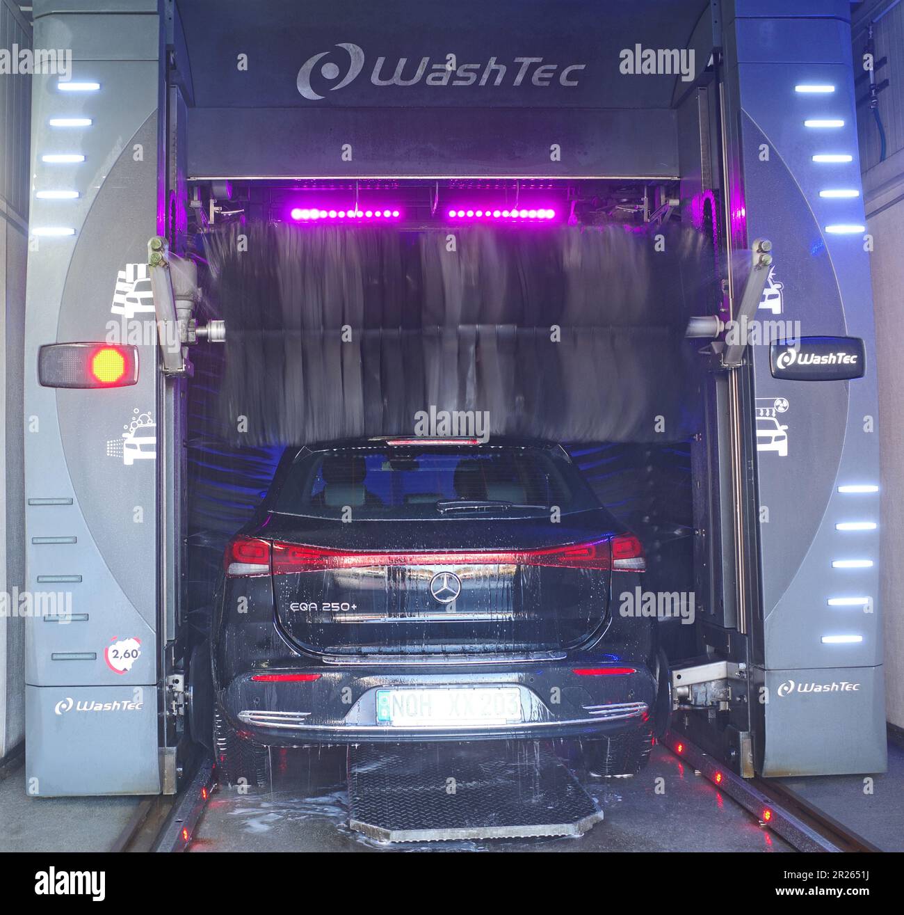 Itterbeck, Nov 25 2022 - An all electric Mercedes Benz EQA 250+ is ...