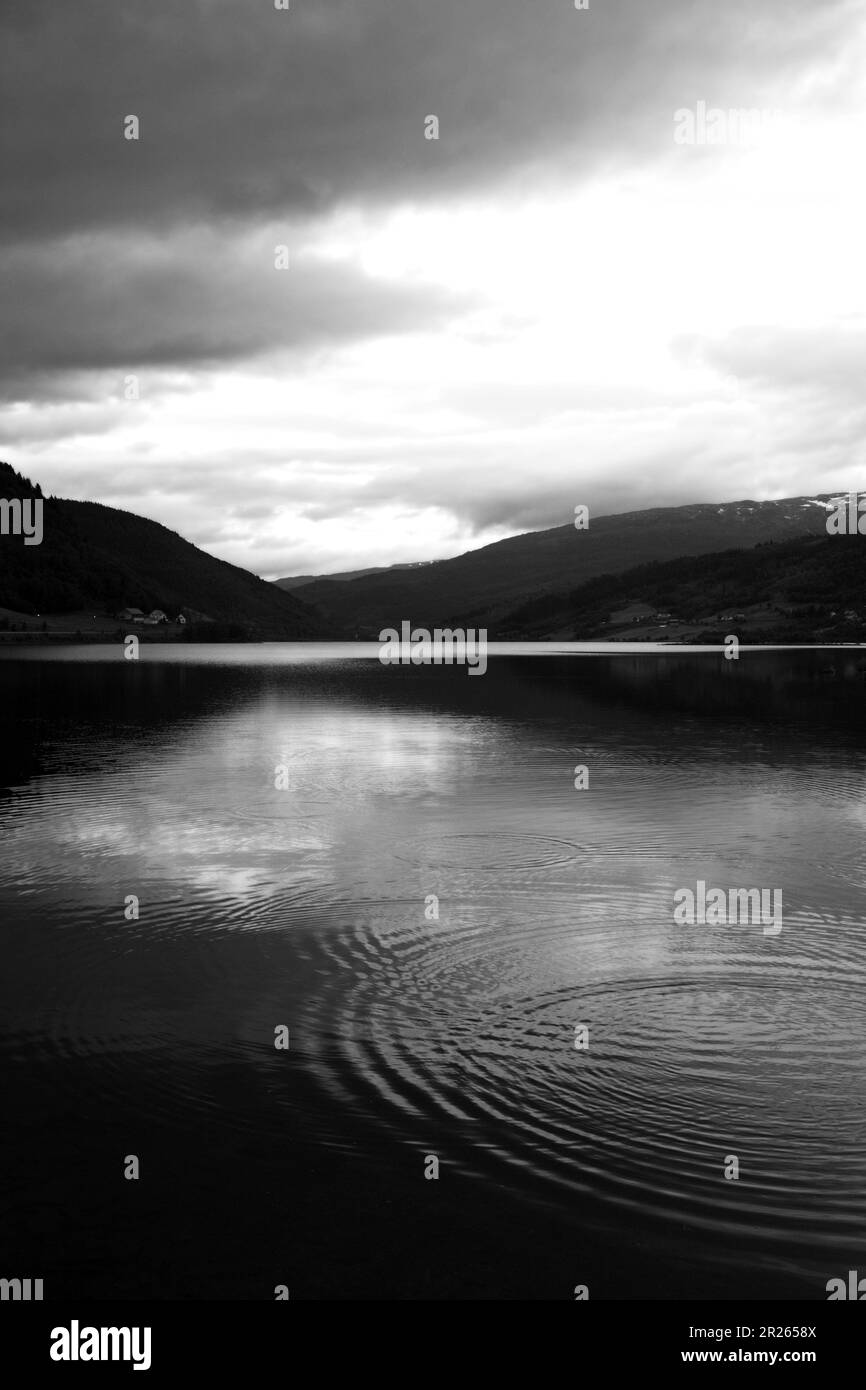 Monochrome reflections sky on Black and White Stock Photos & Images - Alamy