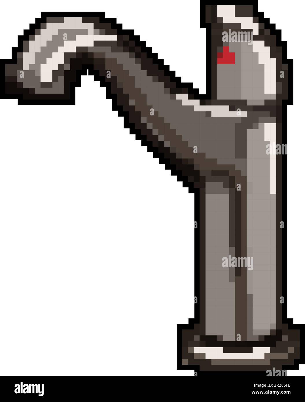 home bathroom faucet game pixel art vector illustration Stock Vector ...