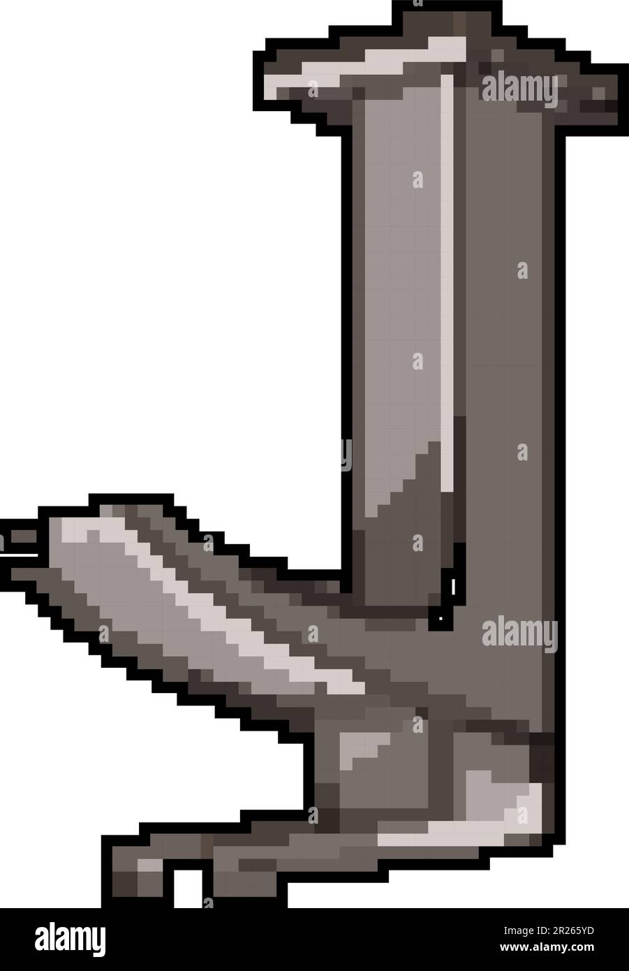 tap bathroom faucet game pixel art vector illustration Stock Vector ...