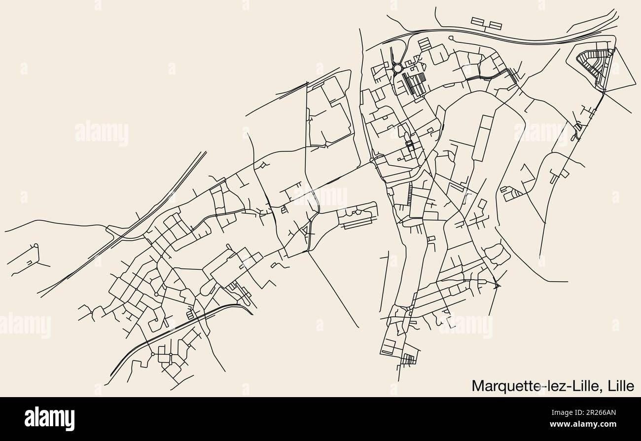 Marquette outline map hi-res stock photography and images - Alamy