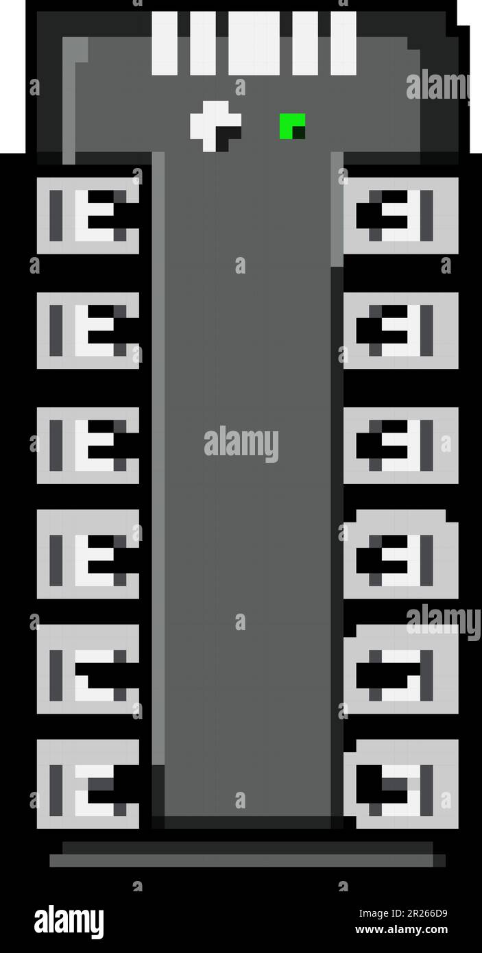 electric battery backup game pixel art vector illustration Stock Vector ...