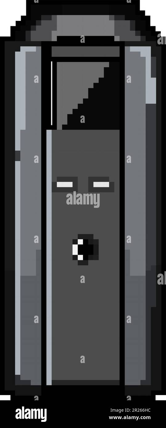 car battery backup game pixel art vector illustration Stock Vector ...