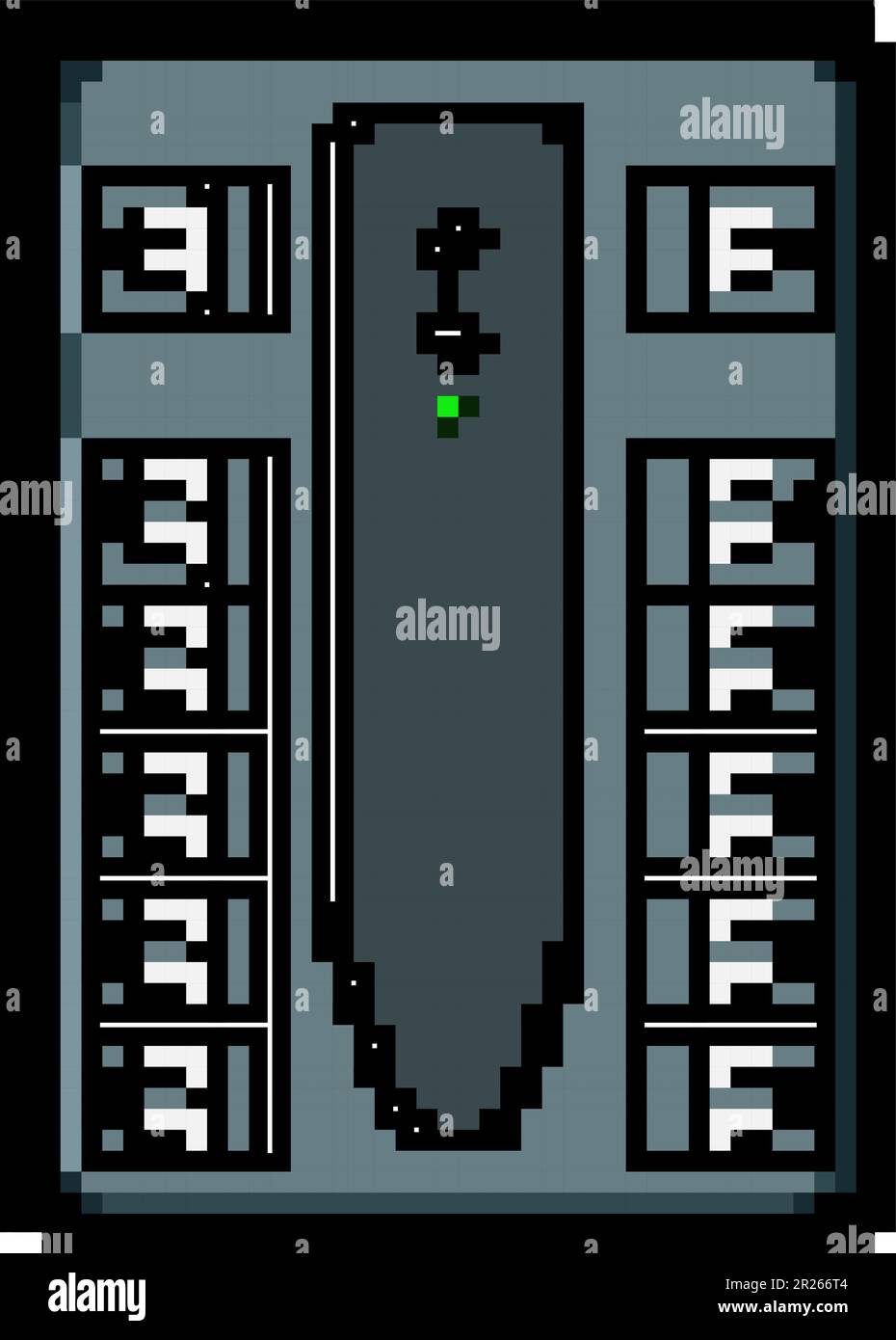 electricity battery backup game pixel art vector illustration Stock ...