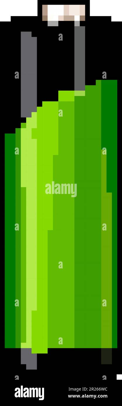 alkaline battery energy game pixel art vector illustration Stock Vector ...