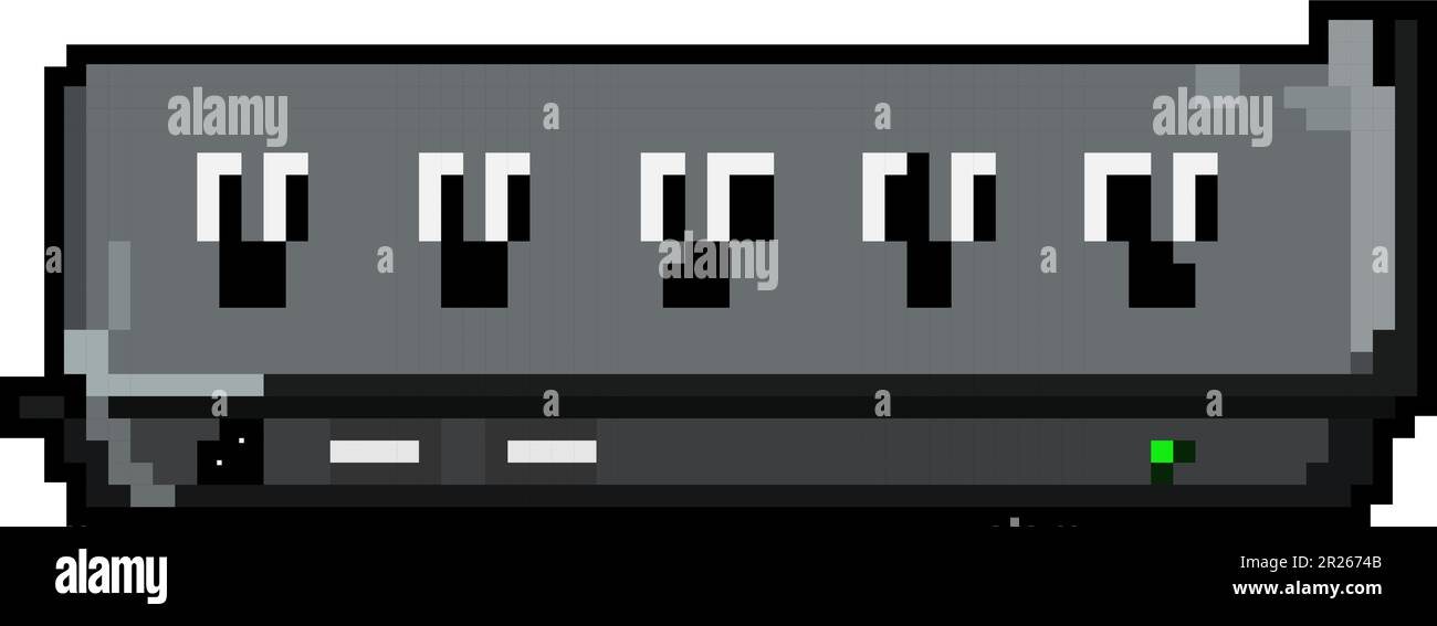 technology battery backup game pixel art vector illustration Stock ...