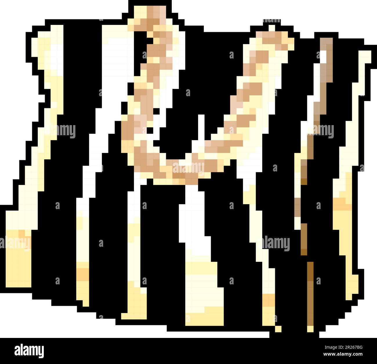 stripe beach bag game pixel art vector illustration Stock Vector Image ...