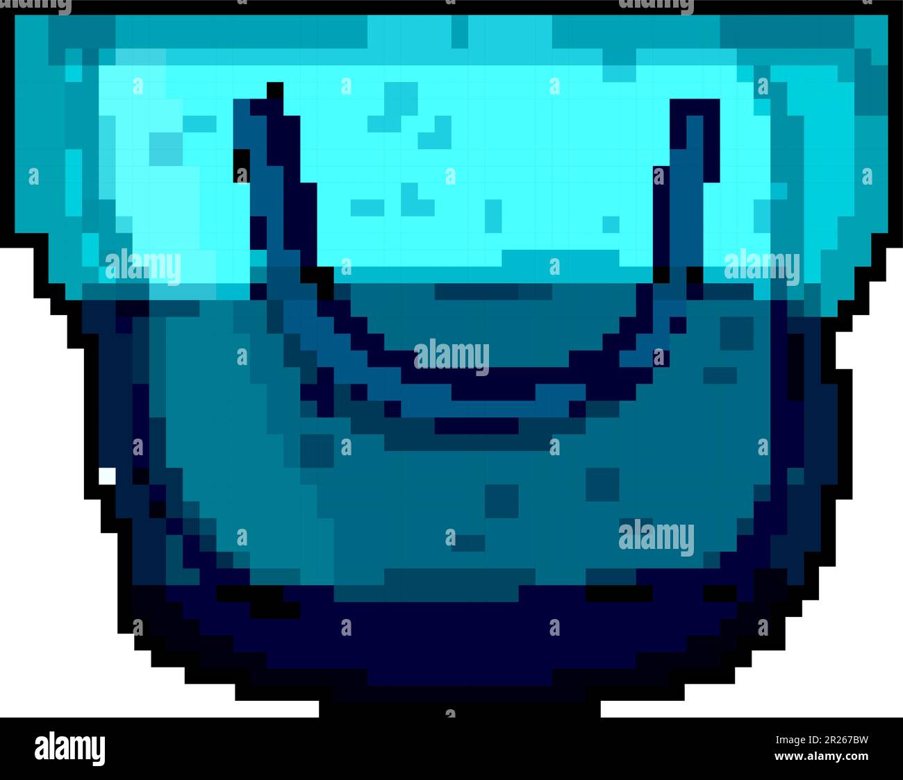 sea beach bag game pixel art vector illustration Stock Vector Image ...