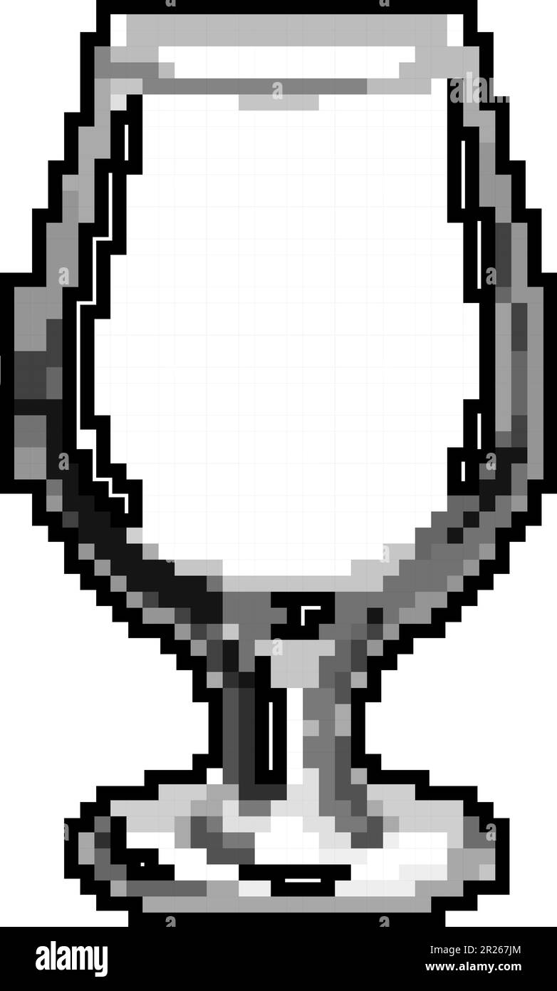 alcohol beer glass game pixel art vector illustration Stock Vector ...