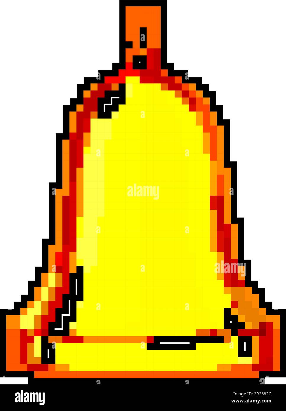 alert bell game pixel art vector illustration Stock Vector Image & Art ...