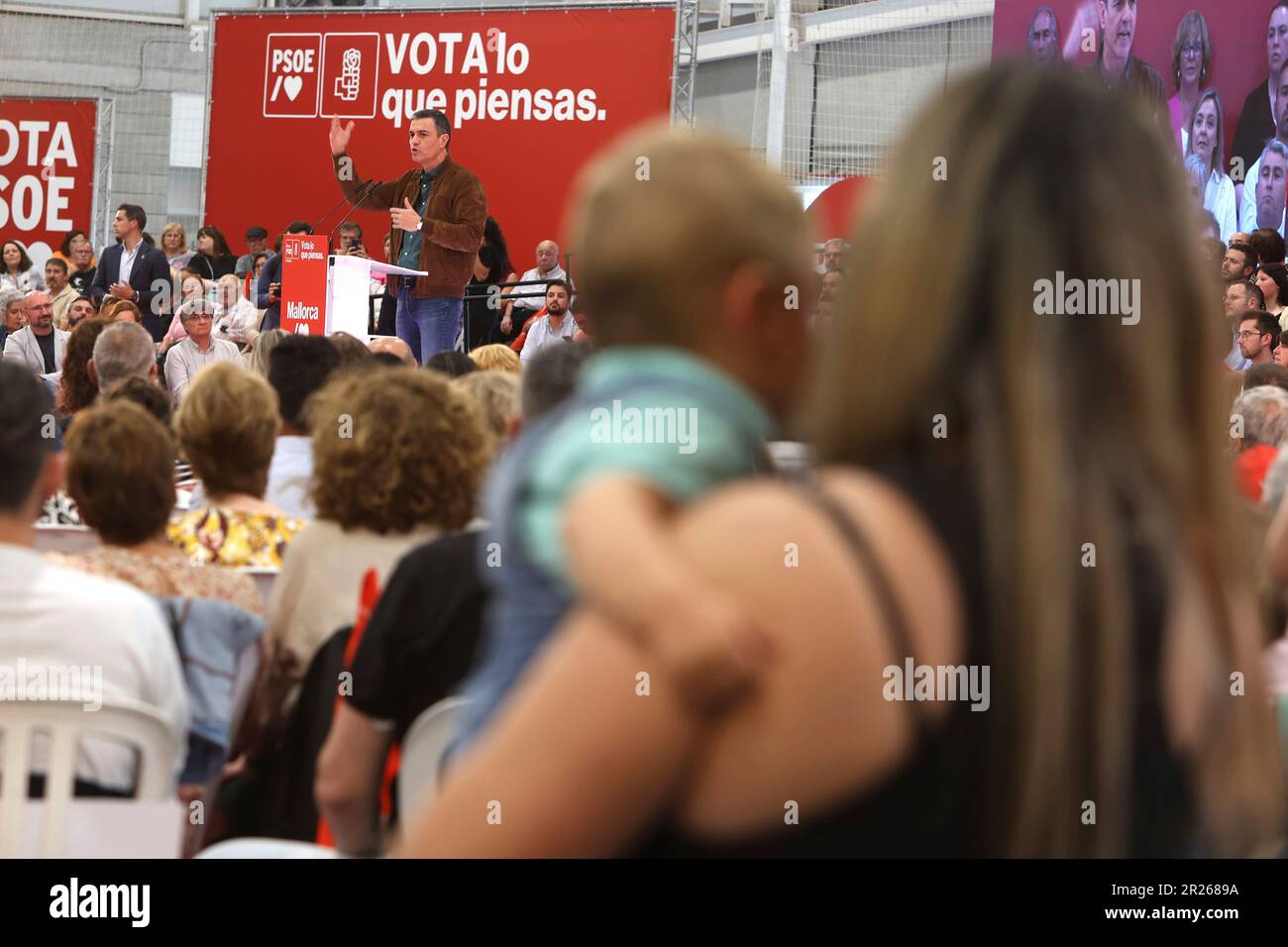 The secretary general of the PSOE and president of the government ...