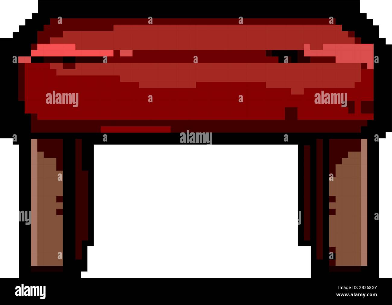 modern bench bedroom game pixel art vector illustration Stock Vector Image & Art - Alamy