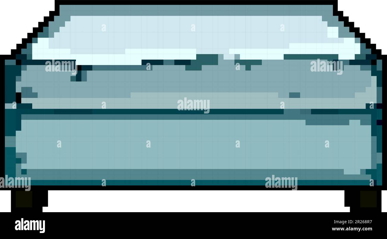 apartment bench bedroom game pixel art vector illustration Stock Vector ...
