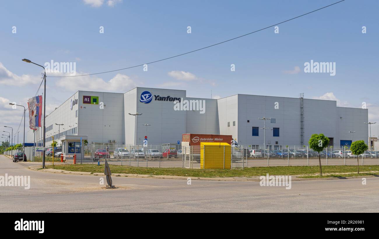 Kragujevac, Serbia - May 26, 2022: Chinese Car Factory Yanfeng ...