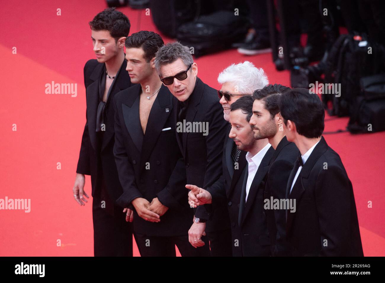 Cannes, France. 17th May, 2023. George Steane, Jose Condessa, Anthony ...