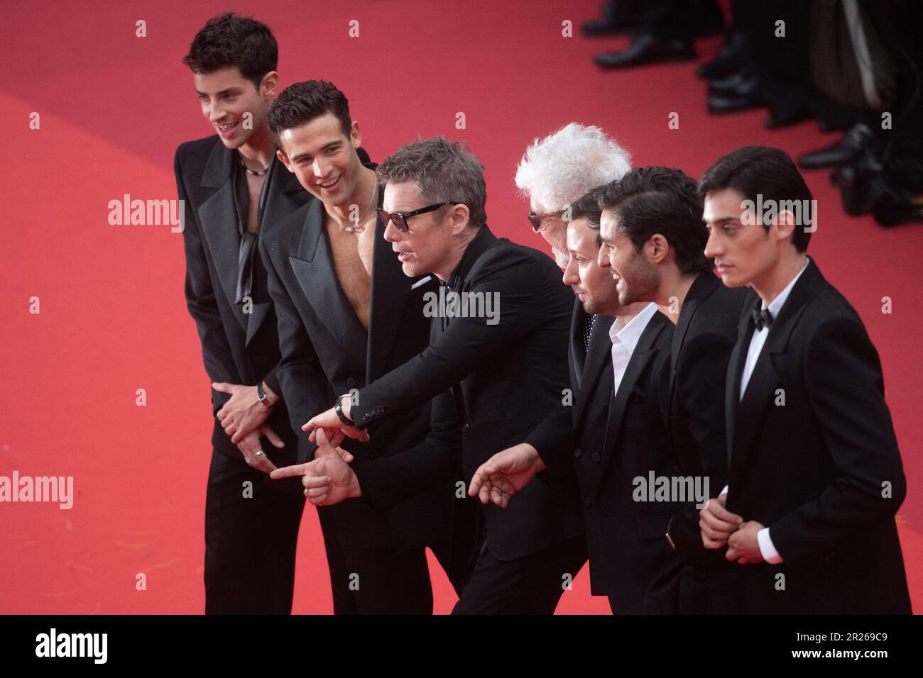 Cannes, France. 17th May, 2023. George Steane, Jose Condessa, Anthony ...