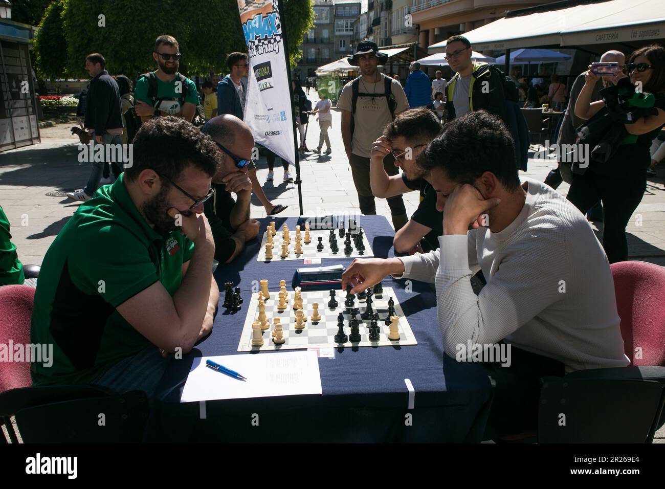 May 17, 2023: Lugo, Galicia, Spain. Aspects of the final of the school ...