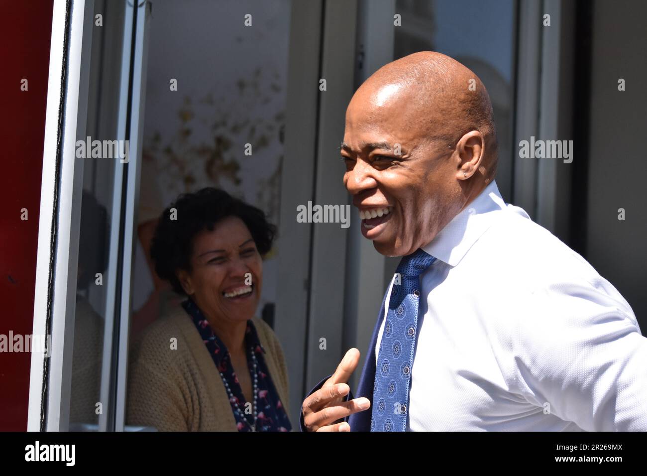 New York, United States. 17th May, 2023. New York City Mayor Eric Adams ...