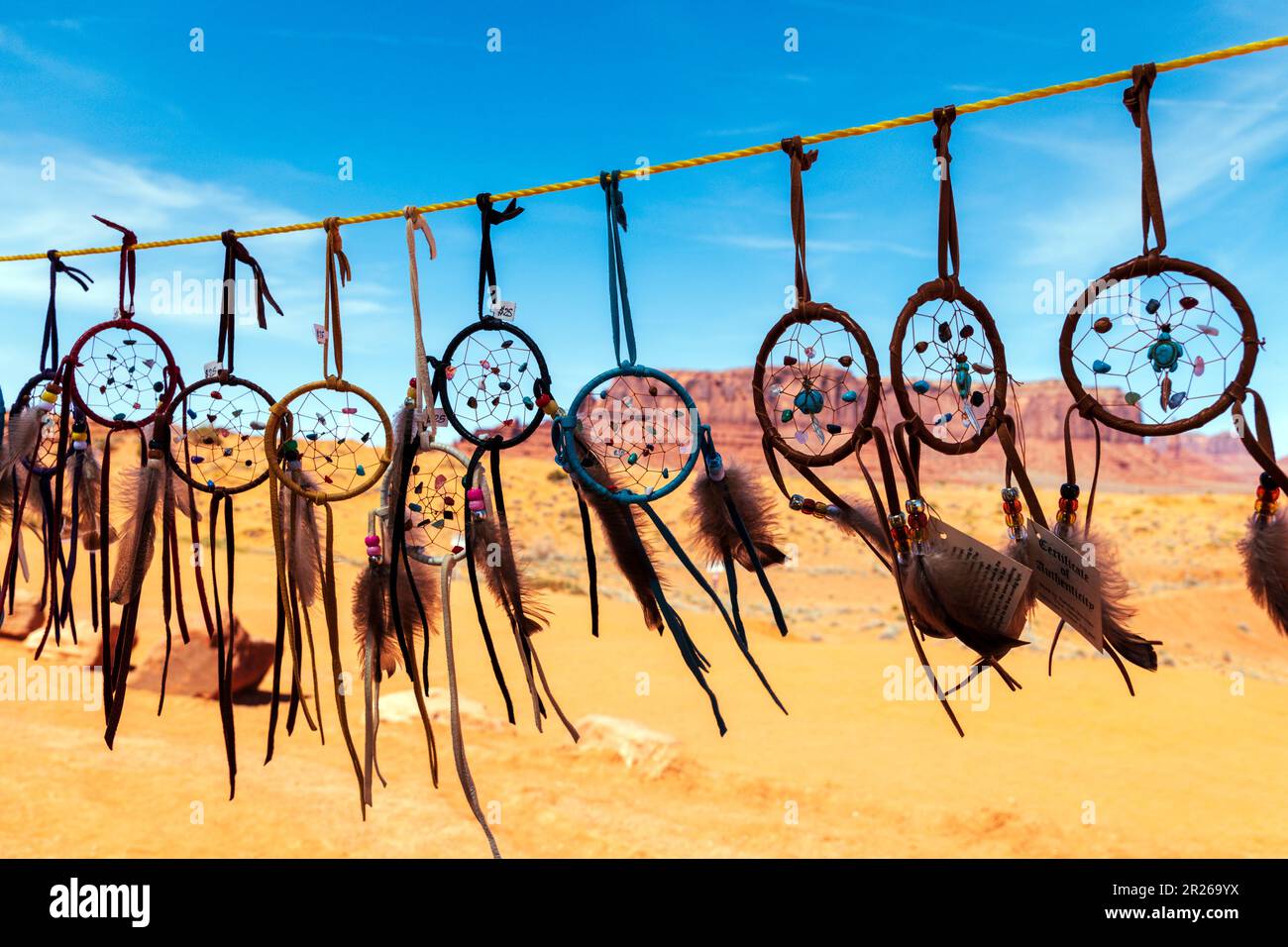 Traditional Navajo hand crafted dream catchers for sale; John Ford's ...