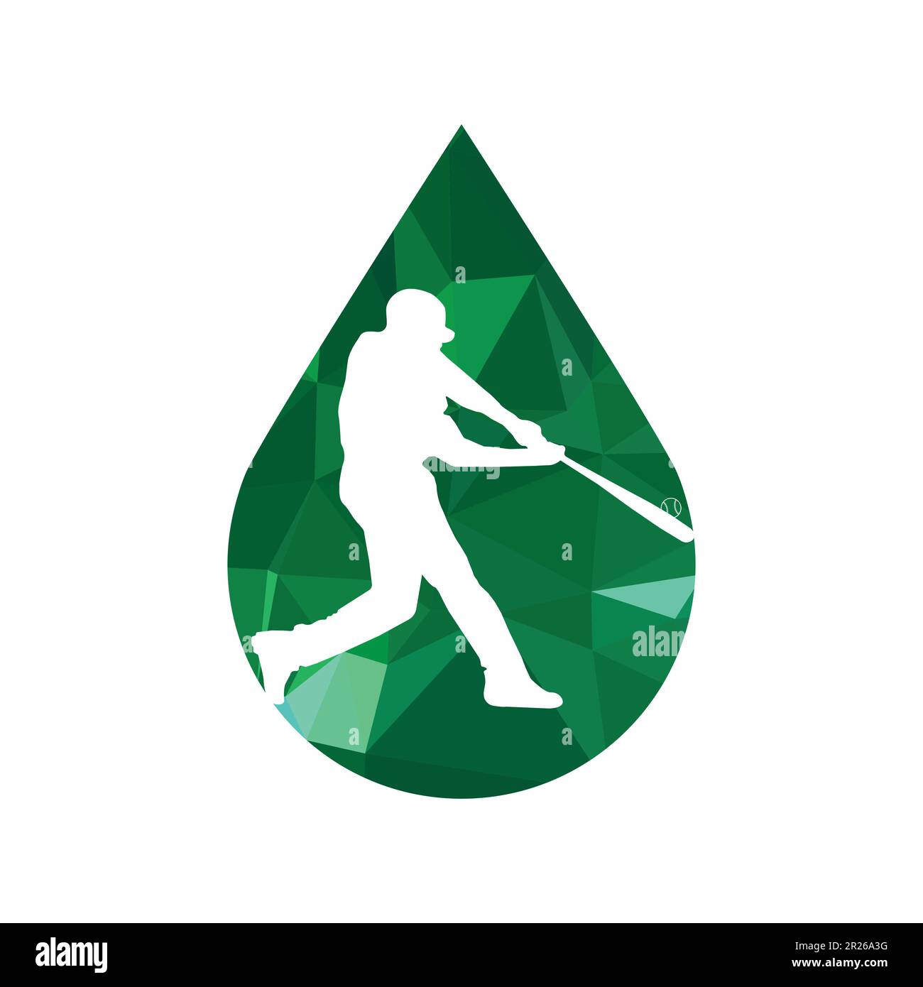 Baseball hitting a ball concept swinging a bat very fast vector ...