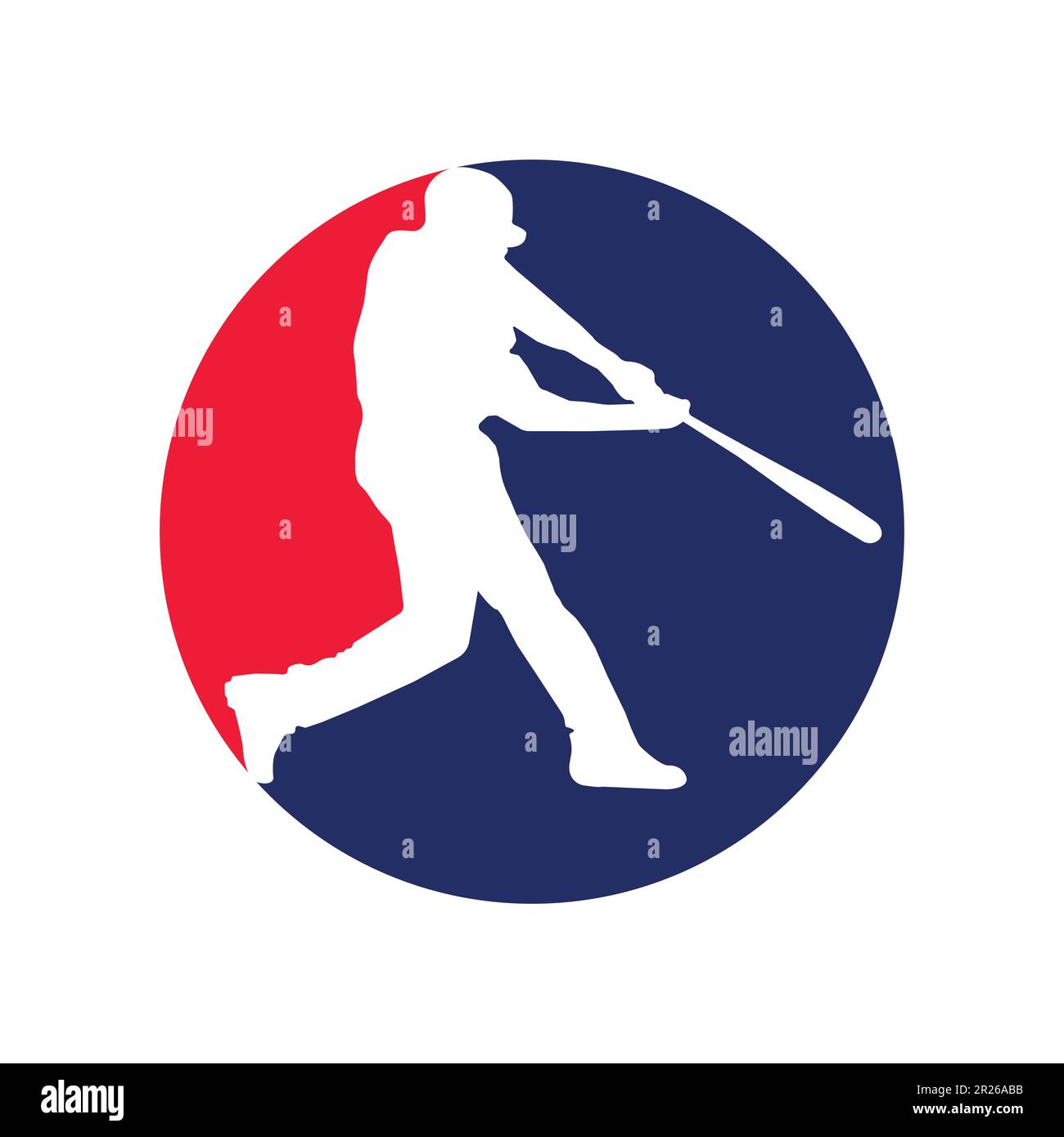 Baseball hitting a ball concept swinging a bat very fast vector ...
